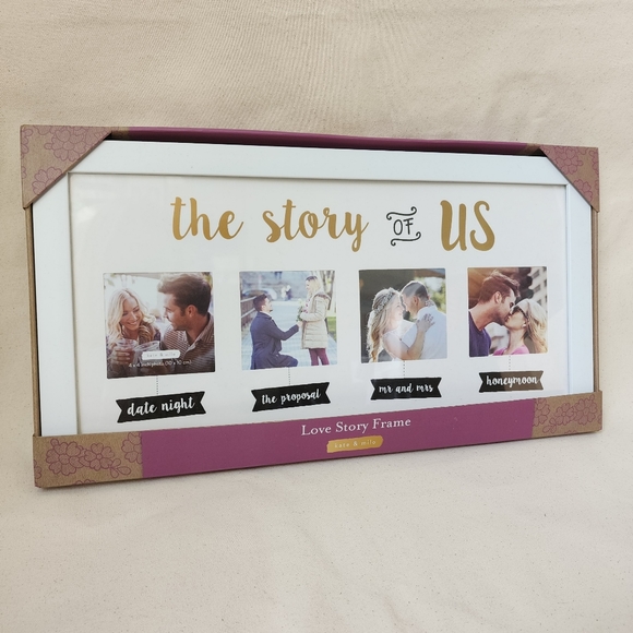 Accents | The Story Of Us Love Story Photo Picture Frame | Poshmark